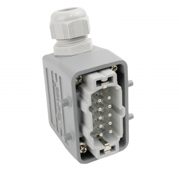 EWH Shop - Industriesteckverbinder - Stecker 10 Polig 16A - Metall
