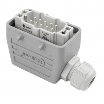 EWH Shop - Industriesteckverbinder - Stecker 10 Polig 16A - Metall